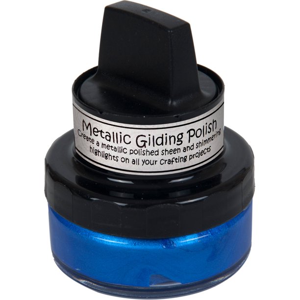 Cosmic Shimmer Metallic Gilding Polish-Mediterranean Blue - Walmart.com