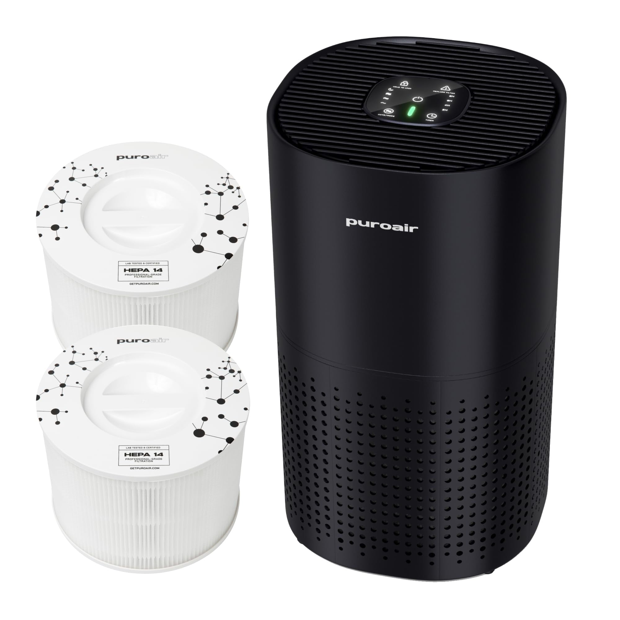 Purificador de aire PuroAir 240 con 2 filtros HEPA de 1000 m² de cobertura | Walmart en línea