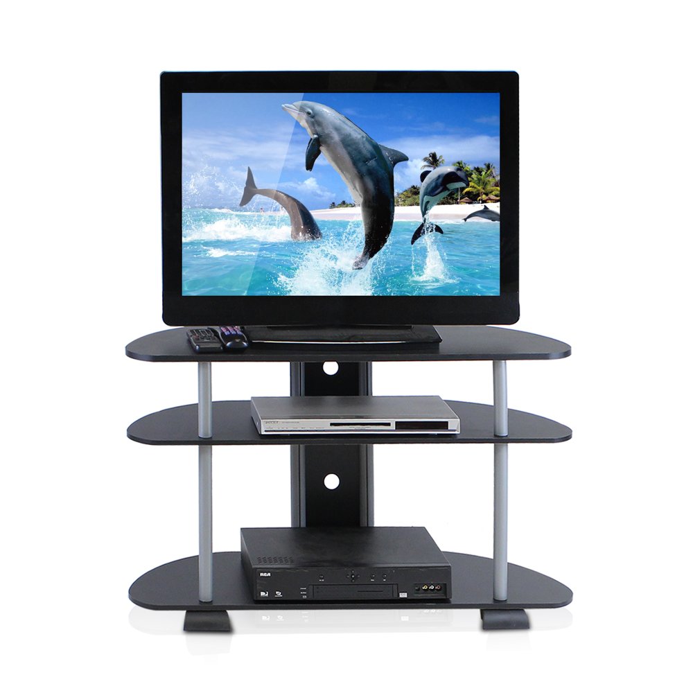 Turn-N-Tube 3-Tier TV Stand for TVs up to 42", Multiple Colors ...