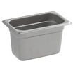 Carlisle CM110203 Coldmaster 1/3 Size Black Cold ABS Plastic Food Pan ...