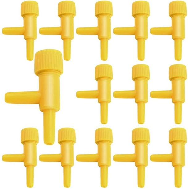 20 Pcs Air Pipe Control Valve Valves Aquarium Adjustable Air Flow ...