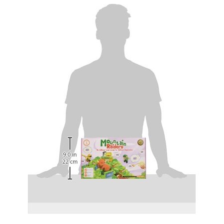 Logic Roots Mountain Raiders Addition Game - Fun Math Board Game for 7 ...