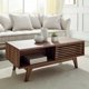 Coffee Table, Wood, Brown Walnut, Modern Contemporary Urban Design ...