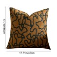 Embroidered Throw Pillowcase 17.7x17.7in | Multicolor Polyester ...