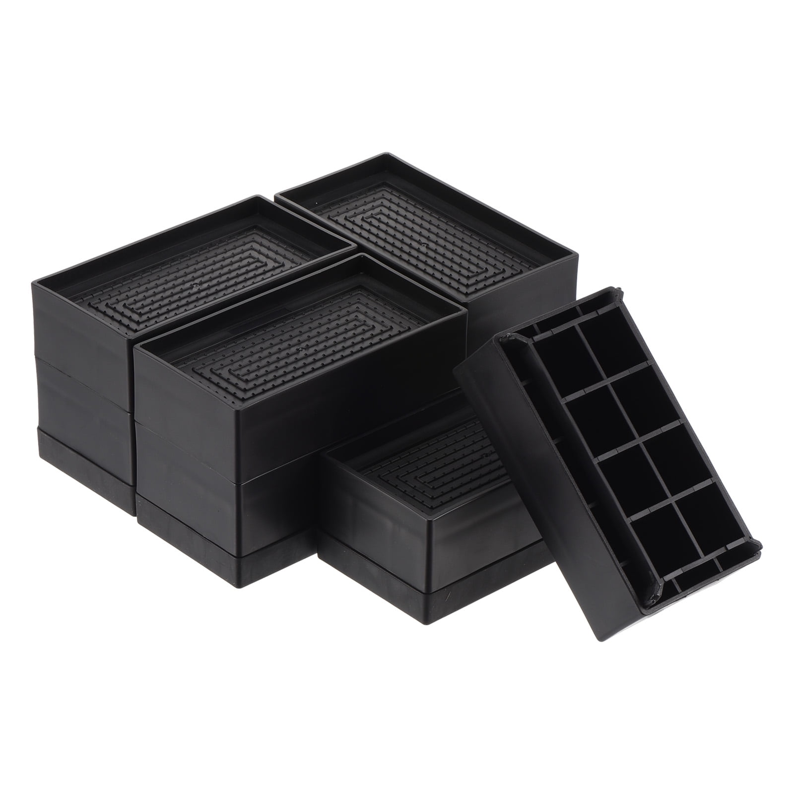 Click here for Unique Bargains Uxcell 4pcs Rectangle Bed Risers... prices