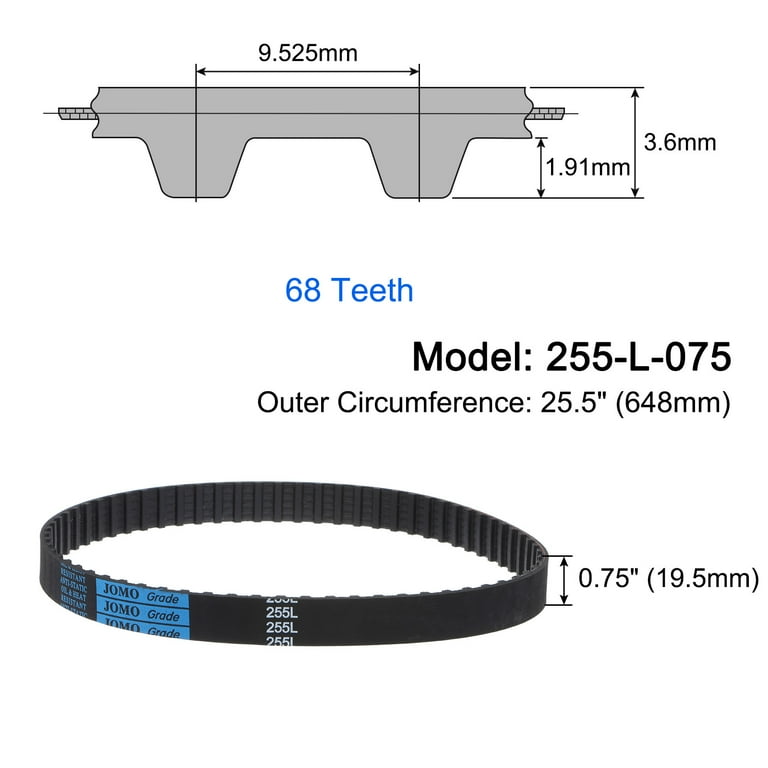Industrial Drive Belt BESTORQ 1190-14M-37 Timing Belt - 1190mm ...
