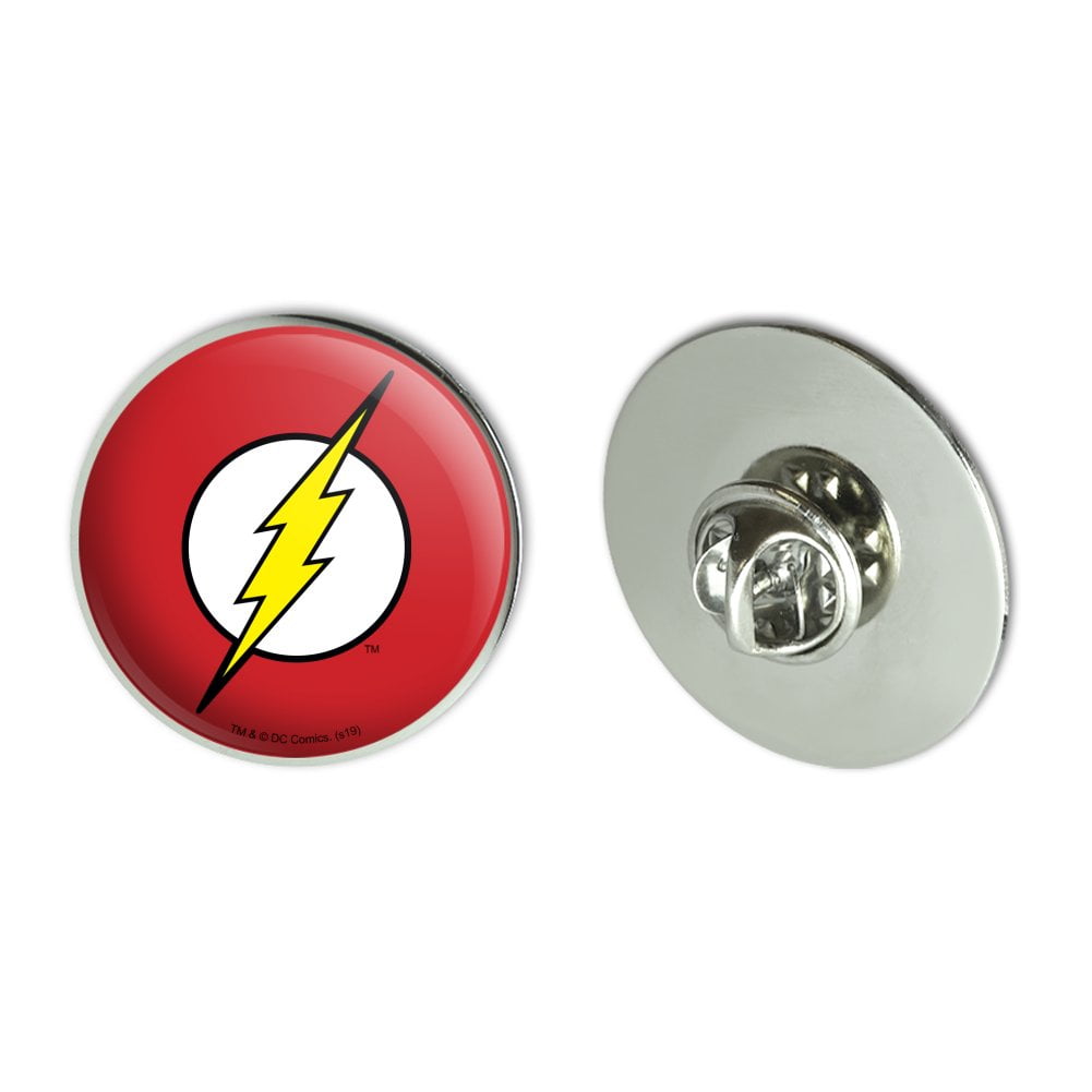 The Flash Lightning Bolt Logo Metal 1.1" Tie Tack Hat Lapel Pin Pinback ...