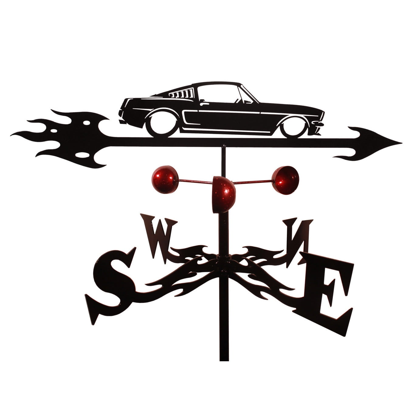 SWEN Products Handmade Ford Mustang Auto Car Steel Weathervane ...