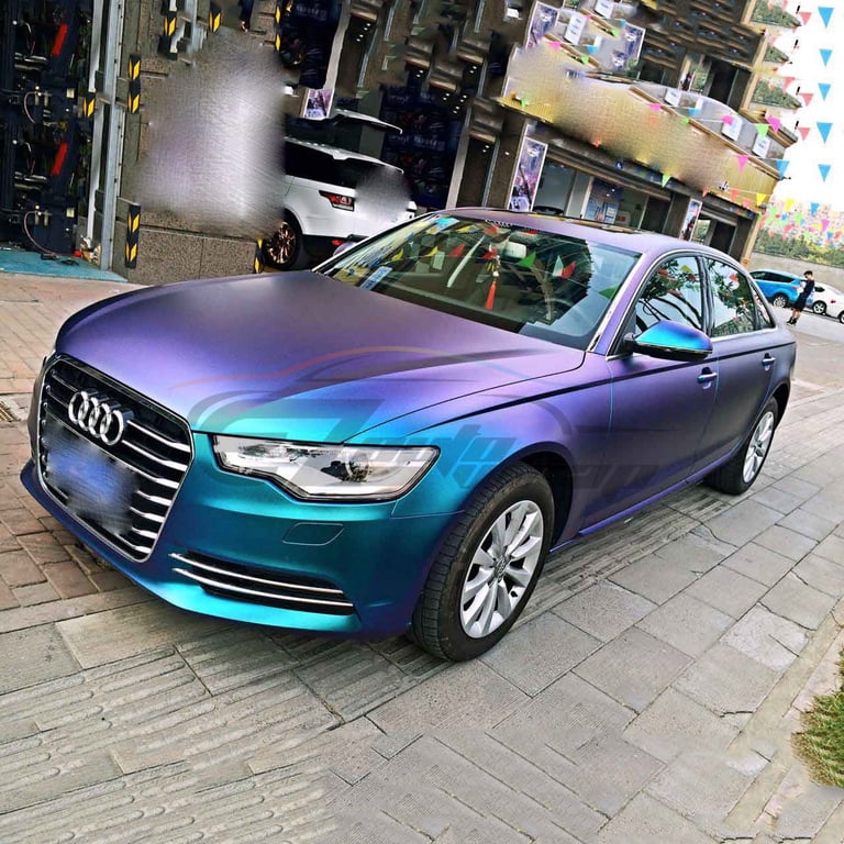 Glass Black Car Wrap