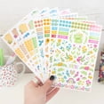 bloom daily planners Decorative Floral Planner Stickers, 8 Sheets ...
