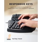 Perixx Ergonomic Split Keyboard, Wired USB, Tactile Keystrokes, Palm ...