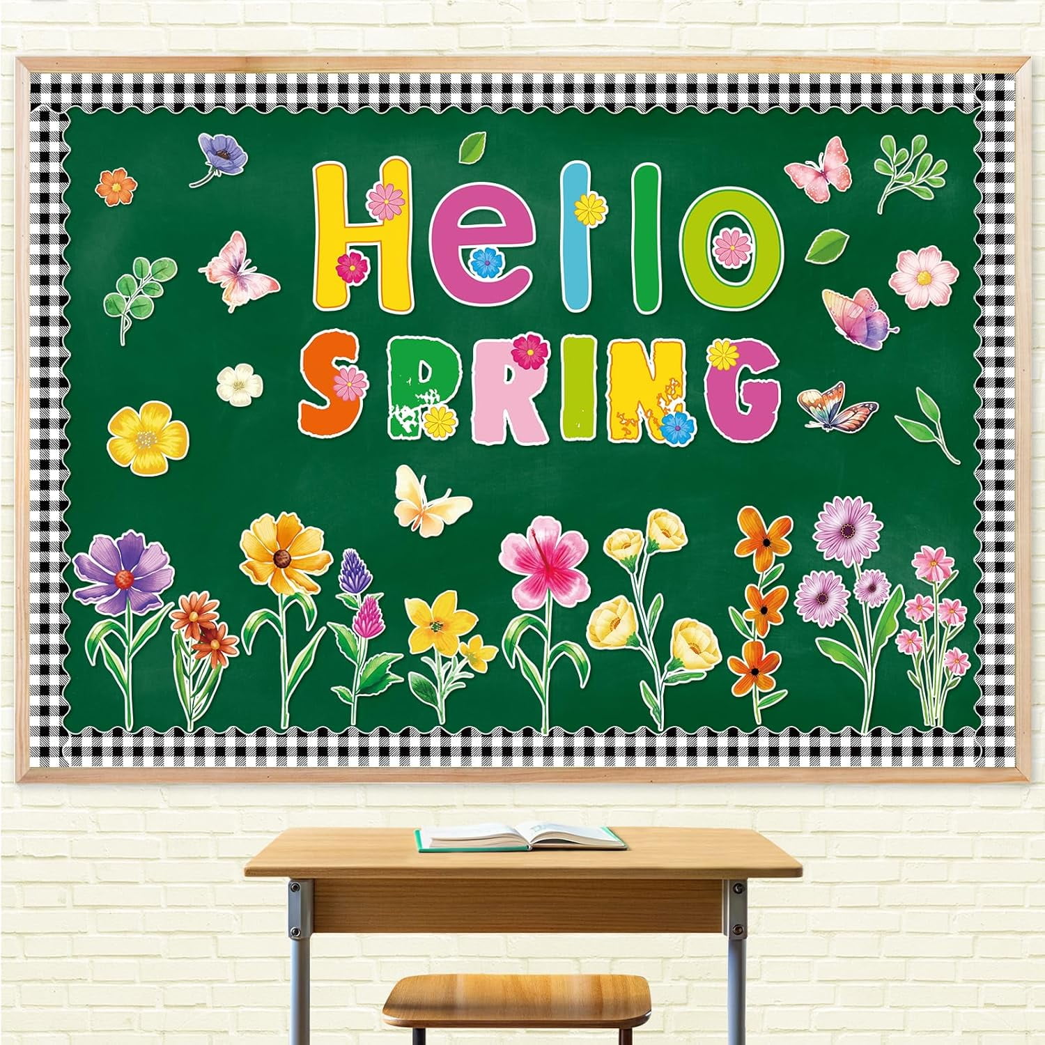 shiyou-Flowers Classroom Bulletin Board Decorations Wildflowers ...