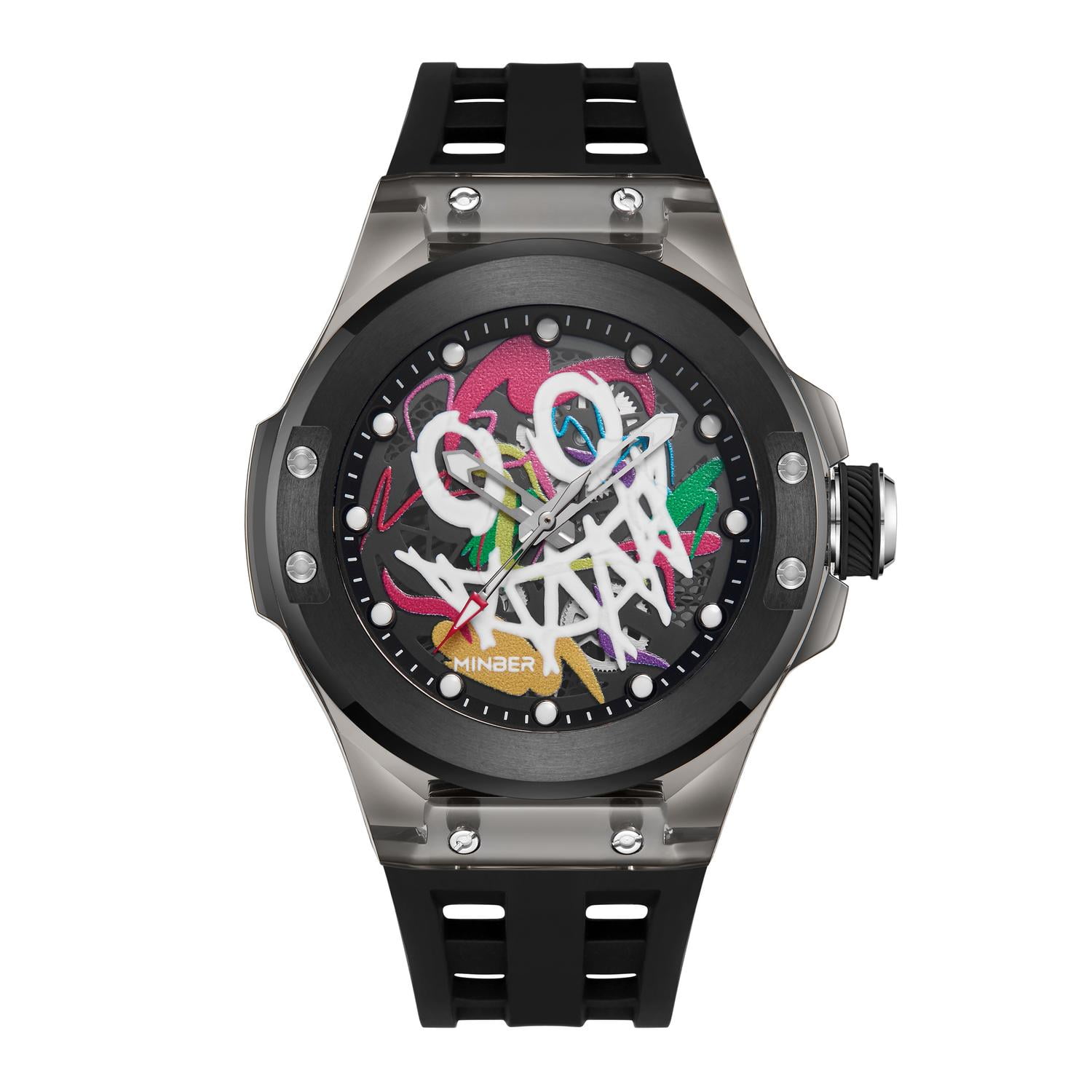 Reloj de Pulsera Minber para Caballero M9109G1 Negro negro 46 mm Minber ...