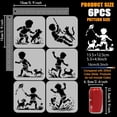 6Pcs 6 Styles Hollow Out Drawing Painting Stencils for DIY Scrapbook ...