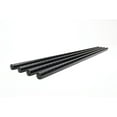 "HSS Steel 35.5"" Long Wire Shelving Top Pole, Black 4-Pack, Commercial ...