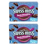 Swiss Miss Dark Chocolate Hot Cocoa Mix Packets, 2 Pack, 8 Count ...