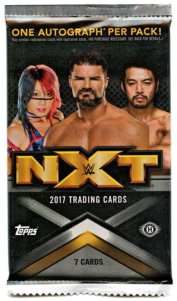 WWE Wrestling Topps 2017 NXT Trading Card HOBBY Pack - Walmart.com
