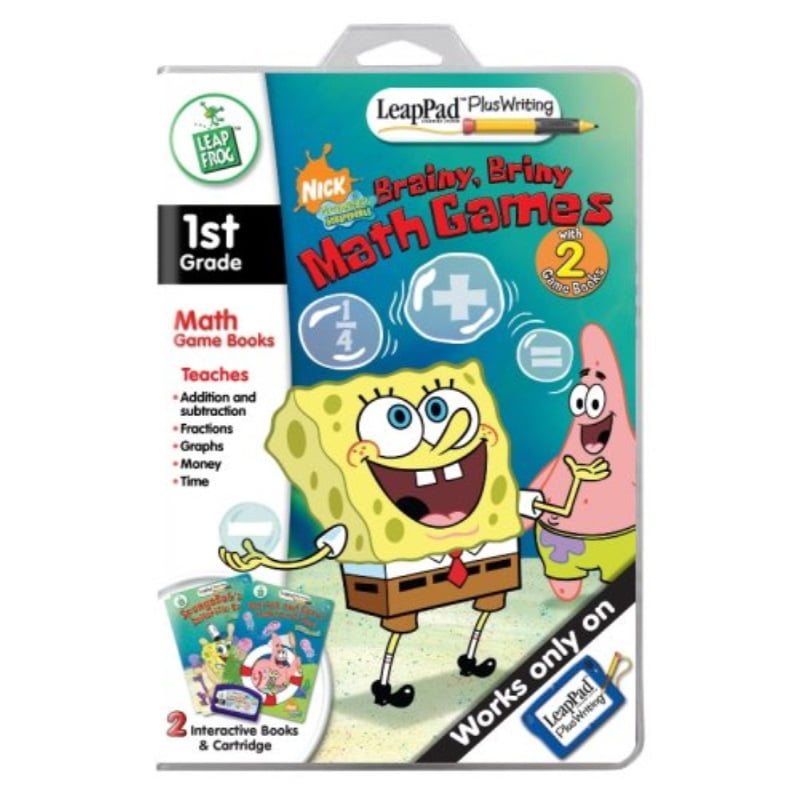 leapfrog leappad plus writing educational book: spongebob squarepants ...