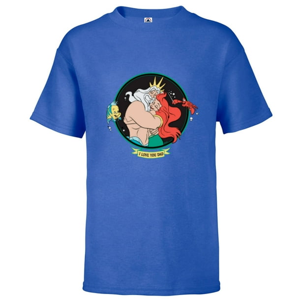 Disney The Little Mermaid King Triton & Ariel Father’s Day - Short ...
