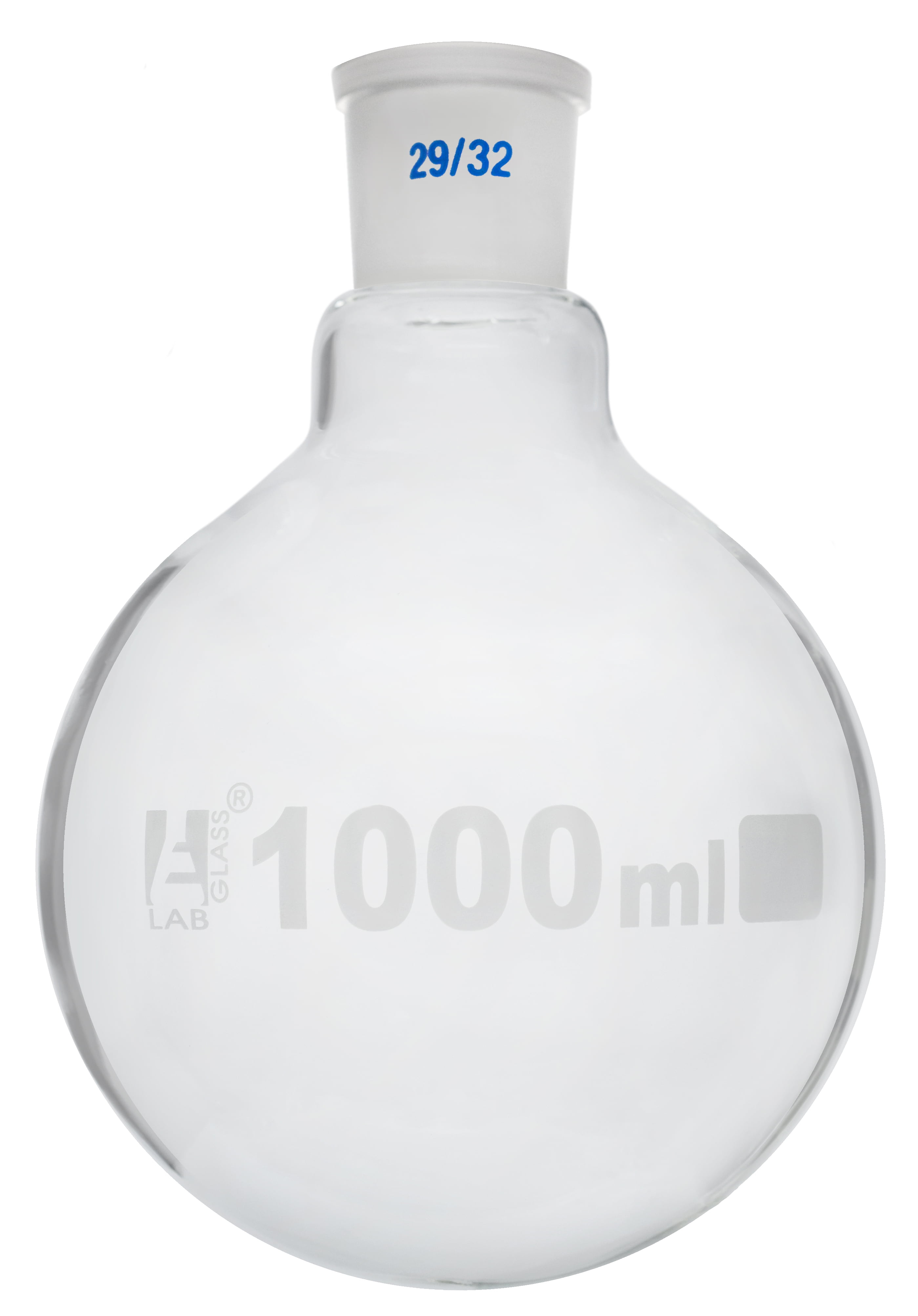 Boiling Flask with Joint, 1000ml - Socket Size 29/32 - Round Bottom ...