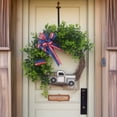 4th of July Wreath for Front Door,Independence Day Patriotic Wreath ...