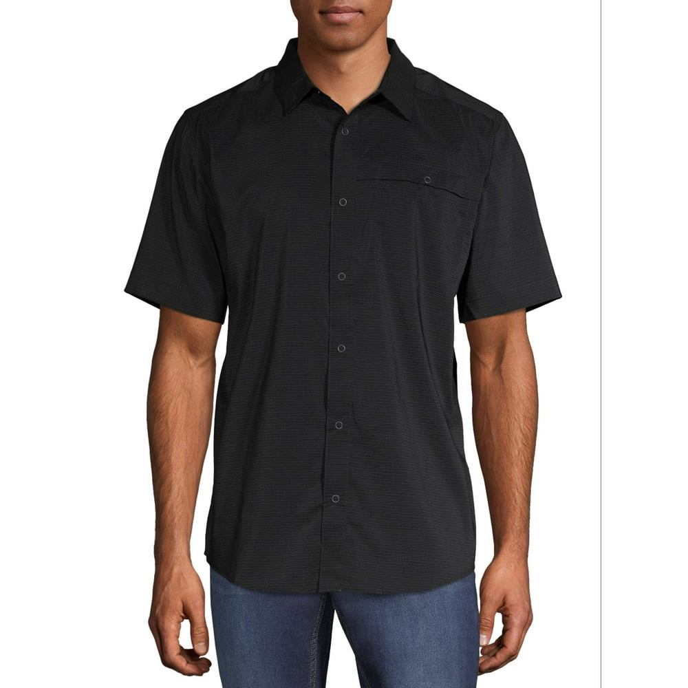Swiss Tech - Swiss Tech Men?s Short Sleeve Outdoor Shirt - Walmart.com ...