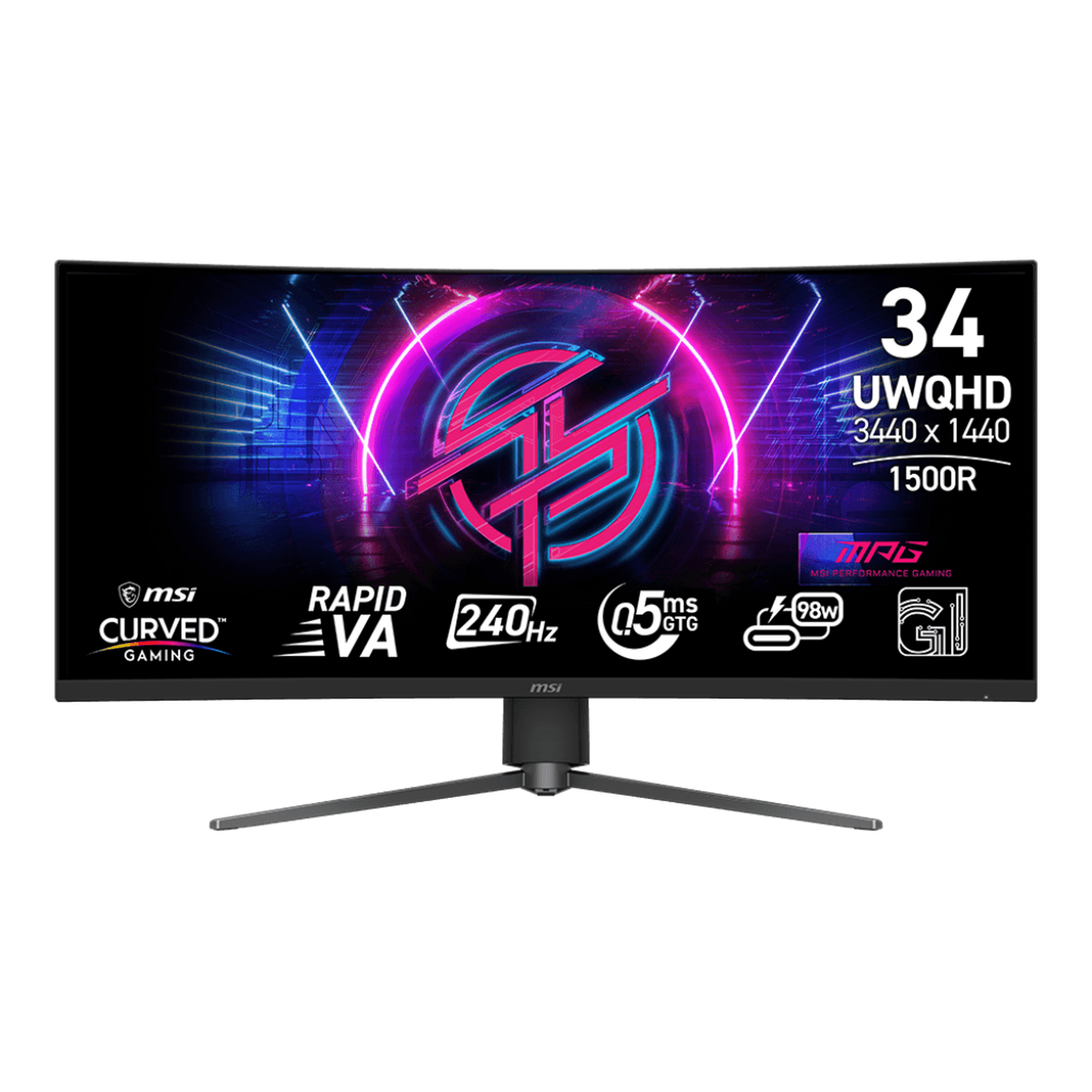 Click here for Msi 34 3440 X 1440 (Uwqhd) 240hz 0.5ms (Gtg) Curve... prices