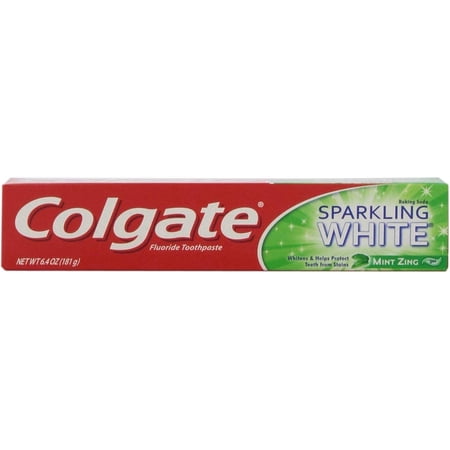 Colgate Sparkling White Toothpaste, Mint Zing, 6 oz | Walmart Canada