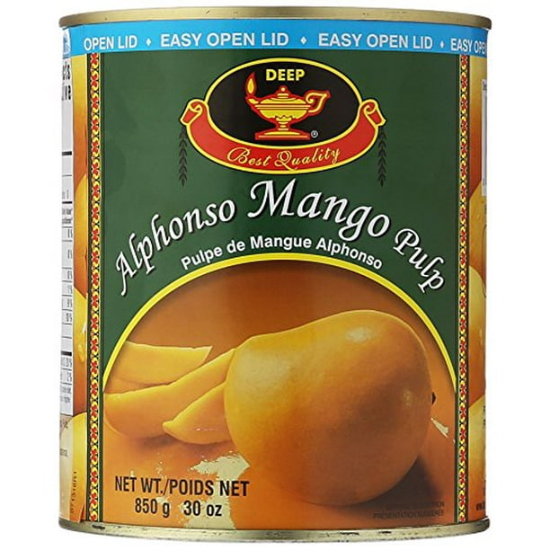 Deep, Alphonso Mango Pulp, 850 Grams(gm) - Walmart.com - Walmart.com