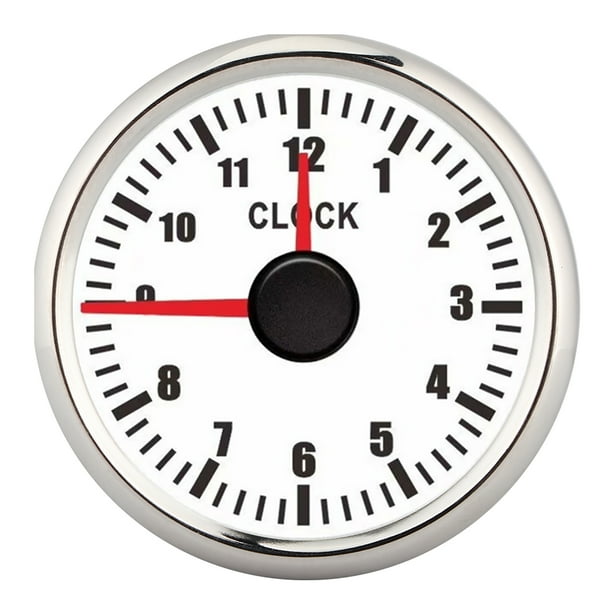 Dash Hour Meter,2in Universal 0‑12 Hourmeter Auto Timepiece Dashboard ...