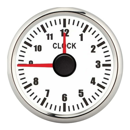 Dash Hour Meter,2in Universal 0‑12 Hourmeter Auto Timepiece Dashboard ...