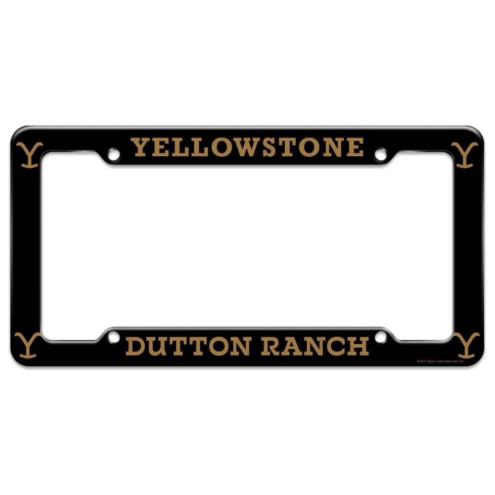 Yellowstone TV Show Dutton Ranch License Plate Tag Frame - Walmart.com