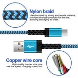 Type C Charger Block,with 3A Android Charger Fast Charging Cable 6FT 5V ...