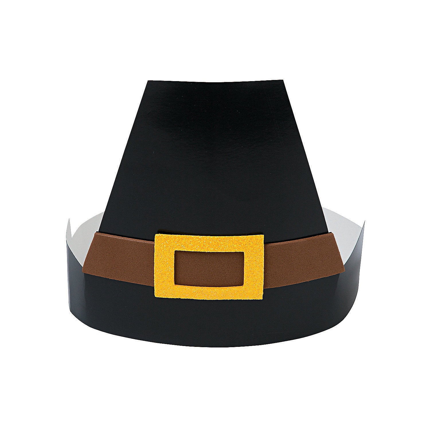 Pilgrim Hat Craft Kit, Makes 12, Craft Kits, Thanksgiving, 12 Pieces ...