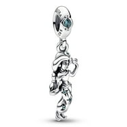 Authentic Disney, Mickey & Minnie True Love Charm 792050CZ - Walmart.com