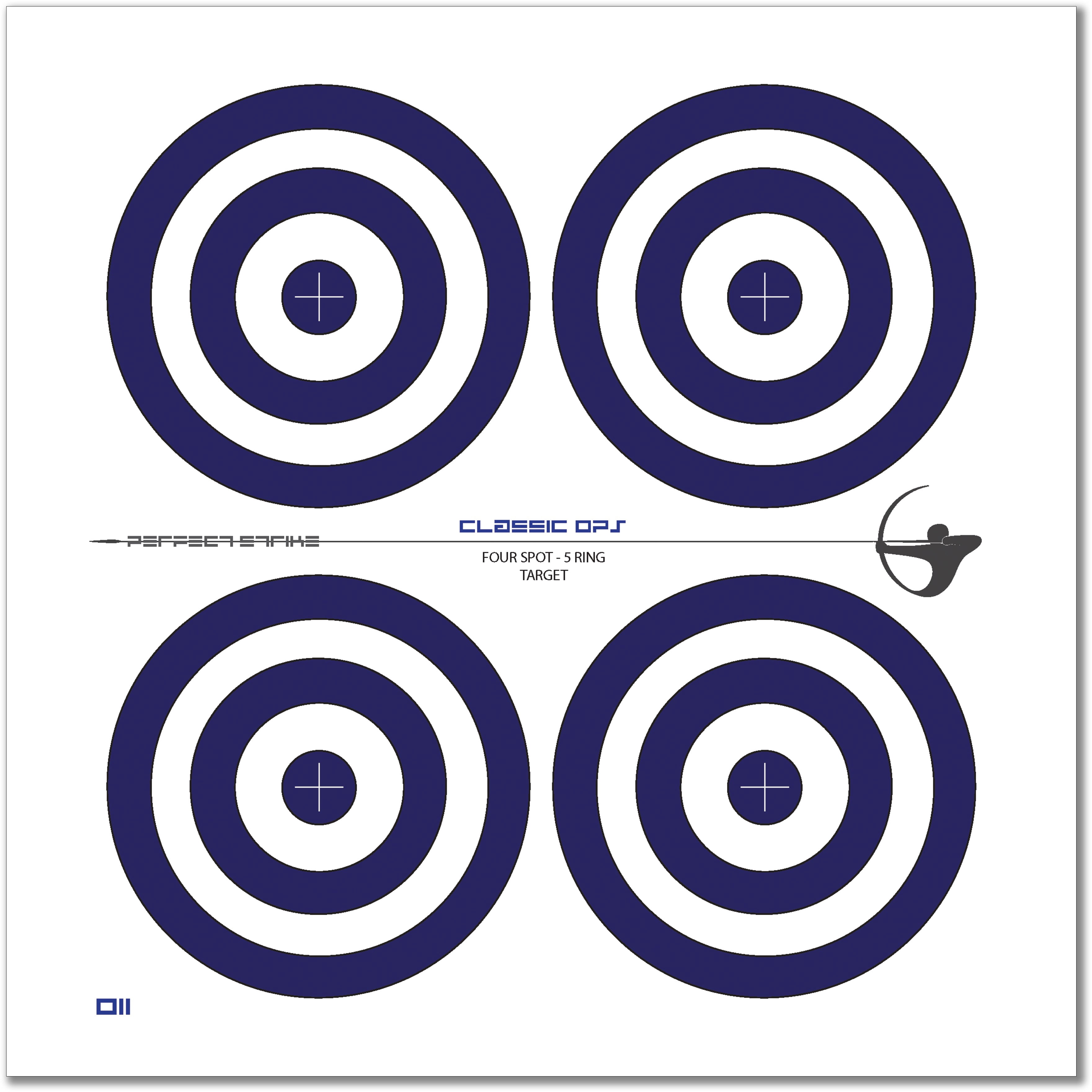 Perfect Strike Archery TARGETS. Classic OPS 011. (12" x 12") (12 ...