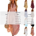 BRGZLK Women Boho Maxi Dresses 2026 Summer Solid Color Deep V Neck ...