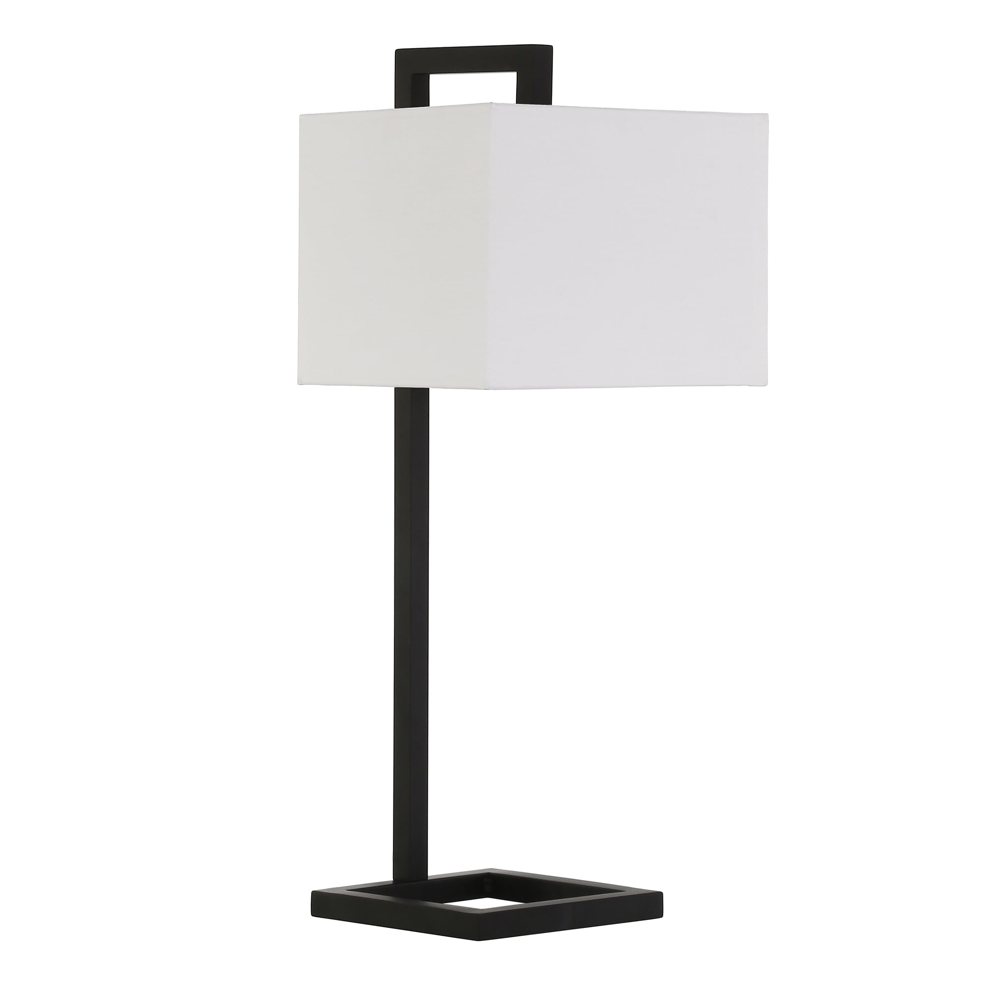 Evelyn&Zoe Modern Metal Table Lamp with Square Shade - Walmart.com