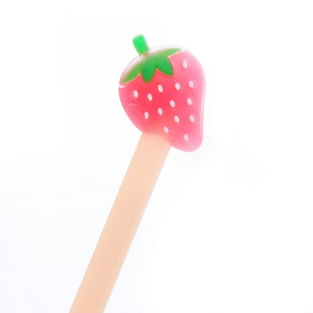 0.38mm Pear Apple Strawberry Pineapple Fruit Ink Fruit Gel Pen Black ...