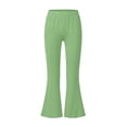 Aezemi Girl's Flare Pants Stretch High Waisted Sweat Long Pants Bootcut ...
