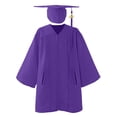 Big Girls Outfits Set Graduation Gown And Cap For Academic Formal Wear ...