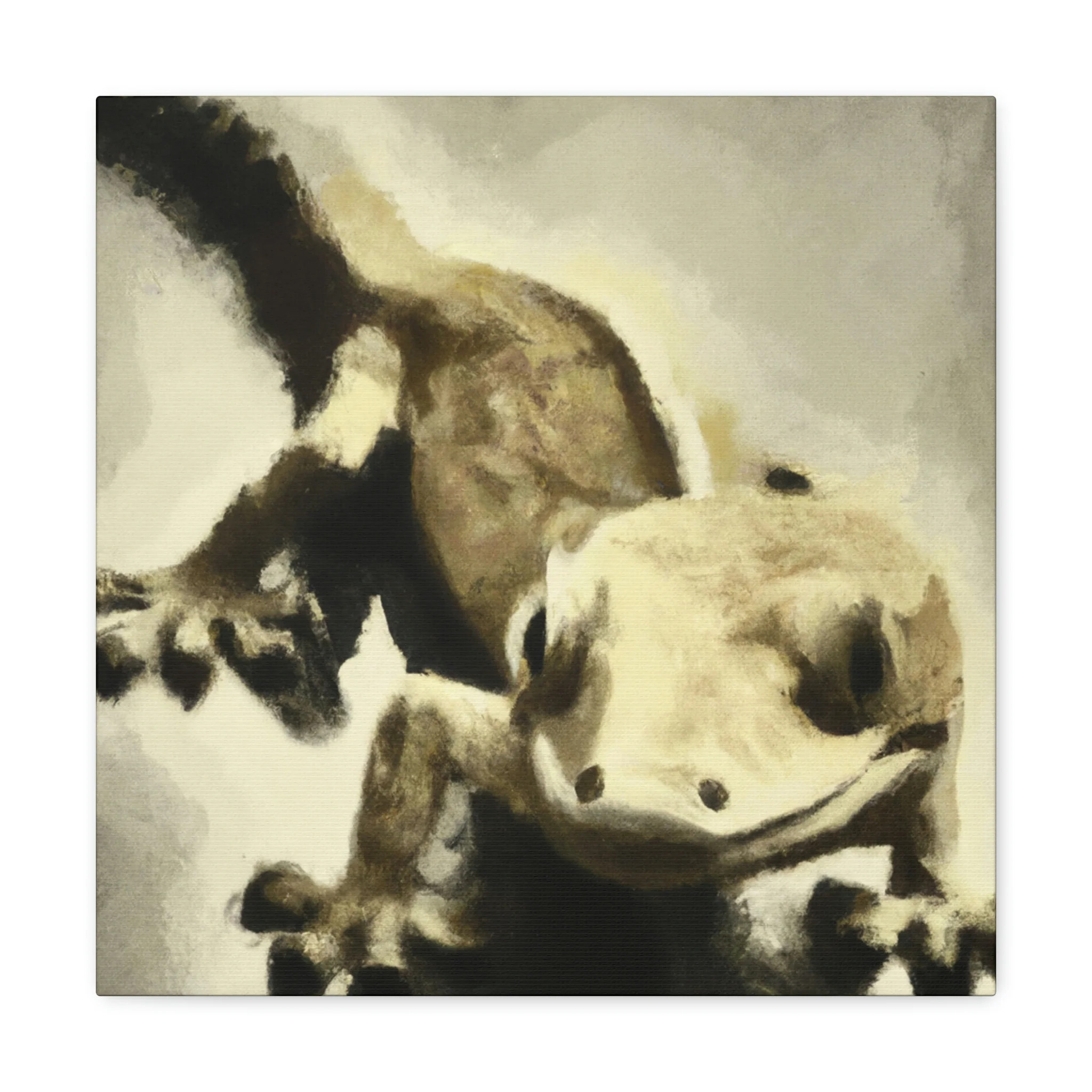 Crested Gecko Expressionism - Canvas - Walmart.com