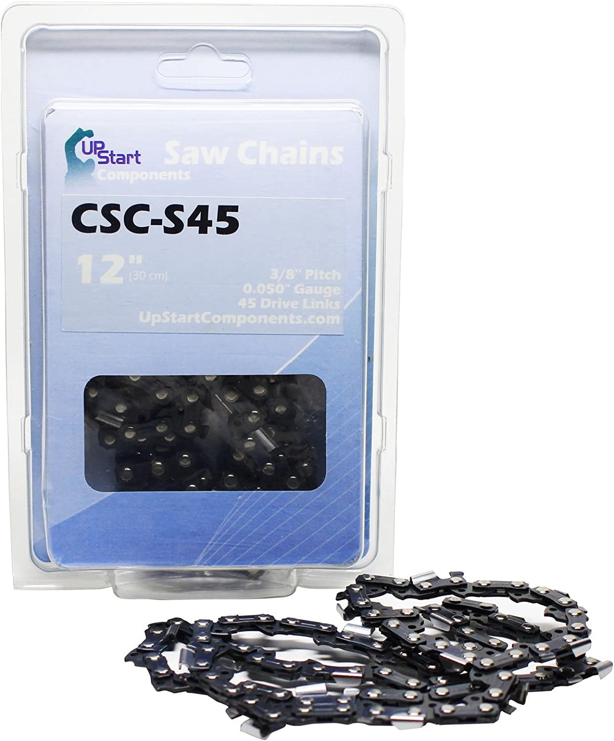 UpStart Components 6-Pack 12" Semi Chisel Saw Chain for Oregon 91PX045G ...