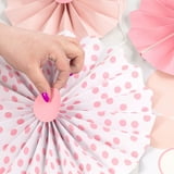 Darice Light Blue Paper Rosettes Kit, Assorted Sizes & Patterns, 7pcs ...