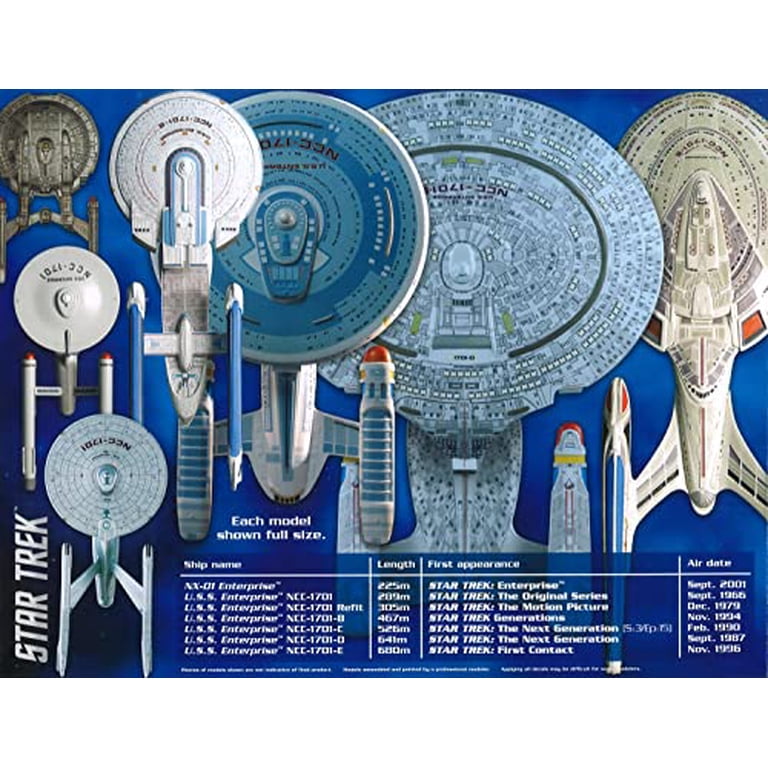 Star Trek Enterprise Star Trek Discovery USS Enterprise NCC 1701 1|2500 ...