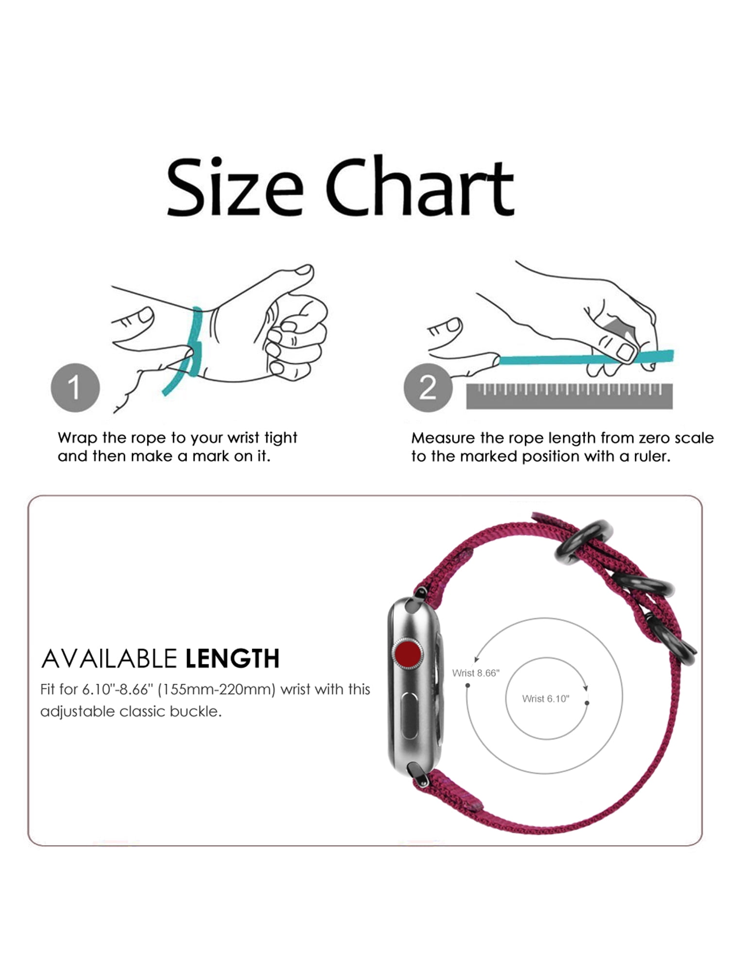 Watch Band Size Chart To Scale | ppgbbe.intranet.biologia.ufrj.br