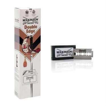 Double Edge Safety Razor + Wilkinson Sword Double Edge Razor Blades, 10 ...