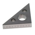 Aluminum Alloy Angle Ruler, Metric Triangle Ruler Carpenter Woodworking ...