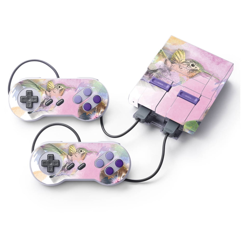 Skin Decal Wrap Compatible With Nintendo Super NES Classic Sticker ...