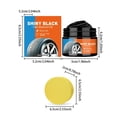 50g Tire Polishing Paste Kit for Car Tire Restoration and Surface Care ...